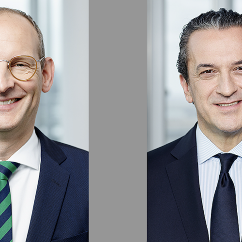 Ergo Vorstände Theo Kokkalas und Oliver Willmes mit neuen ...