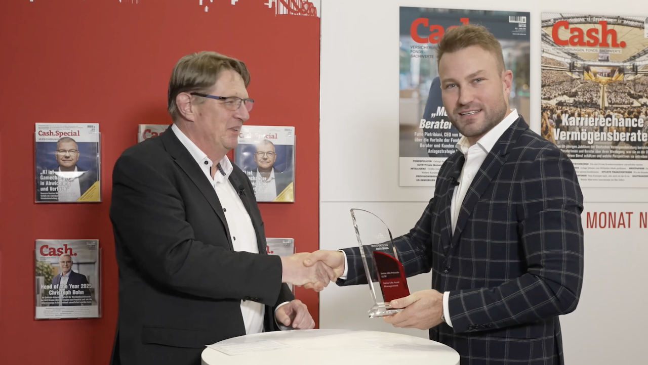 DKM 2025: Cash. Award Innovation Swiss Life Asset Managers – "Nur ...